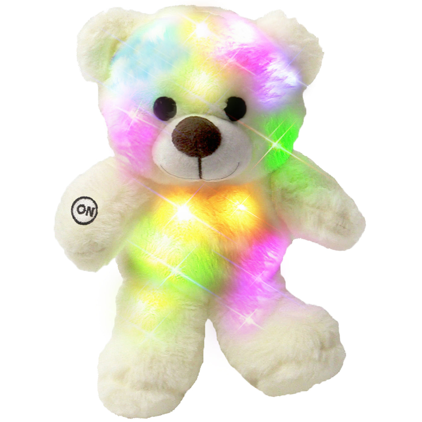 Rainbow Lites Teddy Bear Glow Plush LED Night Light Up Stuffed Animal ...