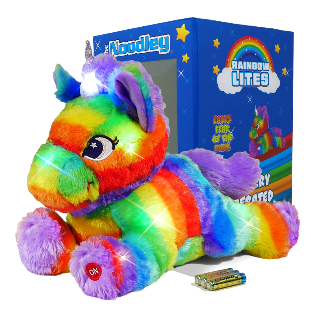 Bear Toy, a light up animal | Eye-Catching 12-inch Rainbow Plush – The ...